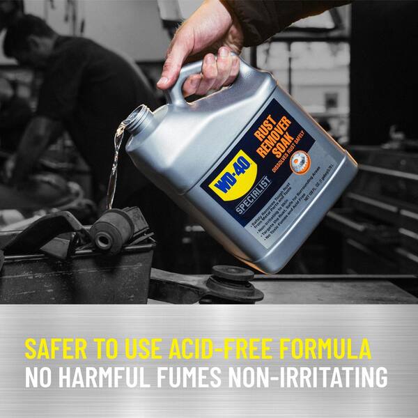 WD-40 SPECIALIST 1 Gal. Rust Remover Soak, Dissolves Rust Safely ...