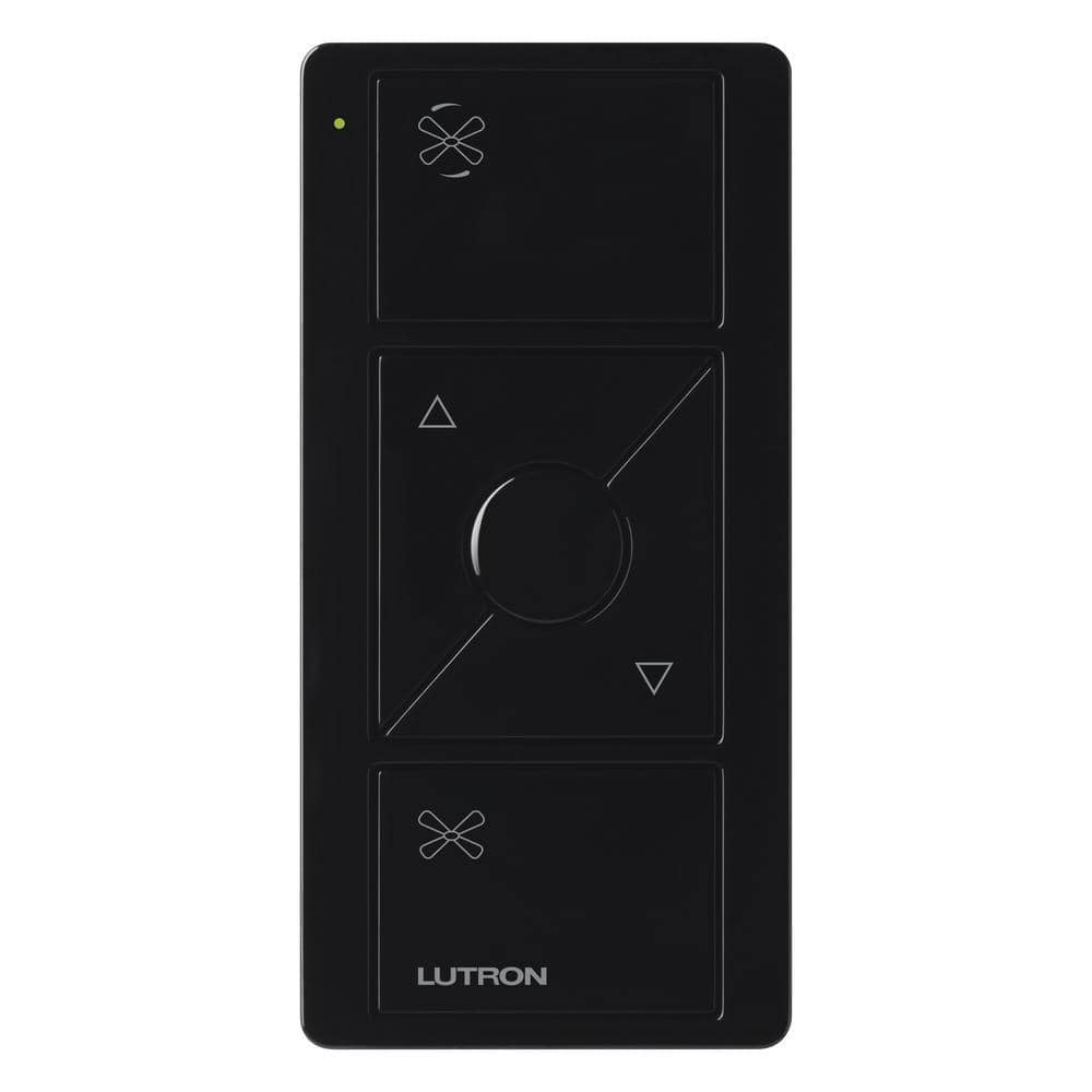 Lutron Pico Smart Remote for Caseta Smart Fan Speed Control, Black (PJ2 ...