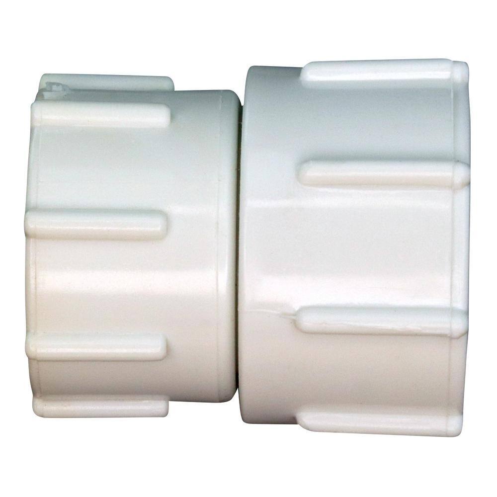 Vigoro 1/2 in. FNPT x 3/4 in. FHT PVC Swivel Fitting VAIFFHT1234 - The ...
