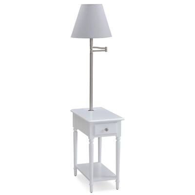 Leick Home Coastal Notions 24 in. Silky Painted Orchid White Narrow ...