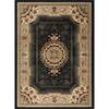 Tayse Rugs Sensation Oriental Black 11 ft. x 15 ft. Indoor Area Rug ...