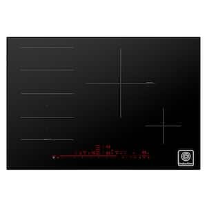 Bosch 800 Series 30 in. Induction Cooktop in Black with 4 Elements ...