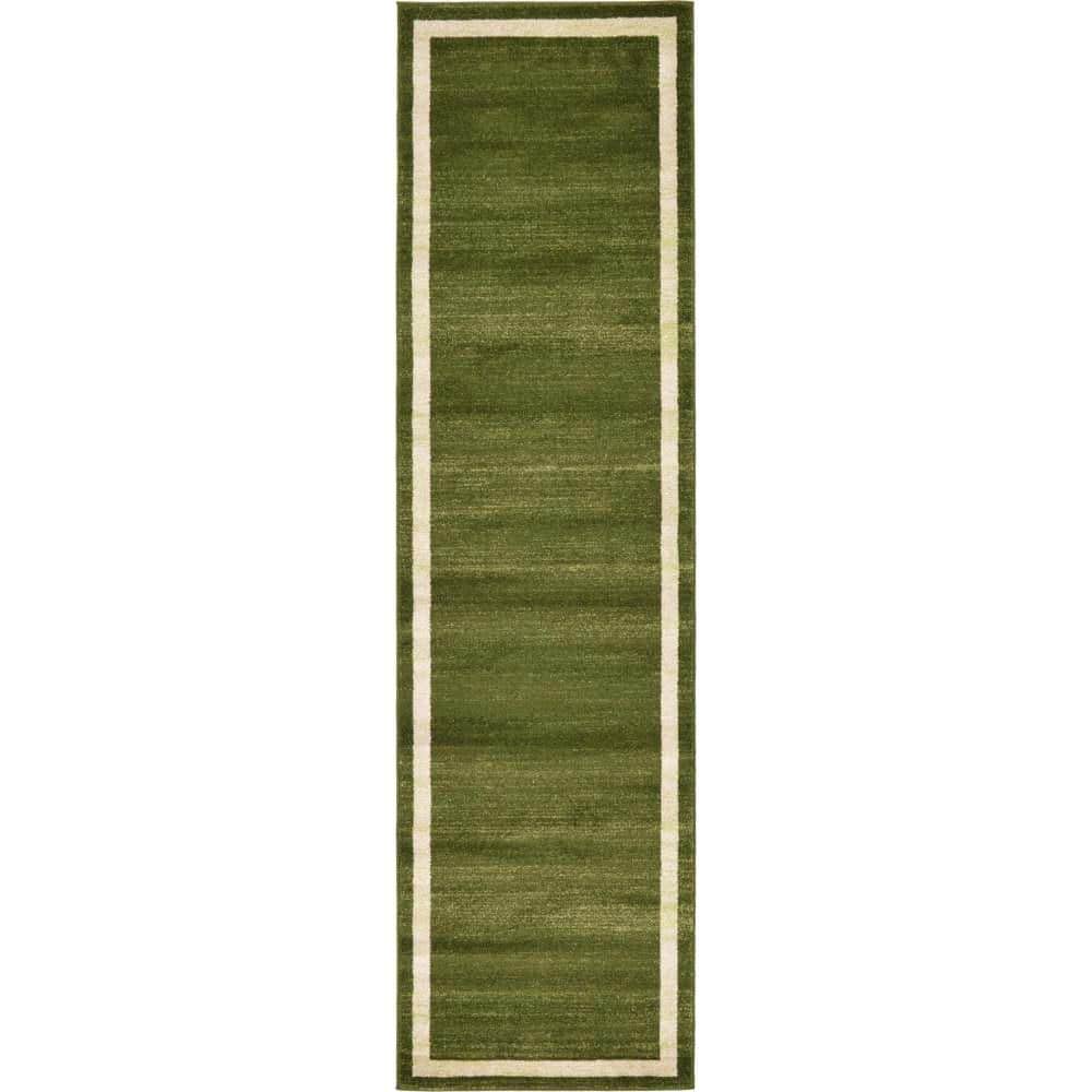 Unique Loom Del Mar Maria Green 2' 7 x 10' 0 Runner Rug 3127366 - The ...