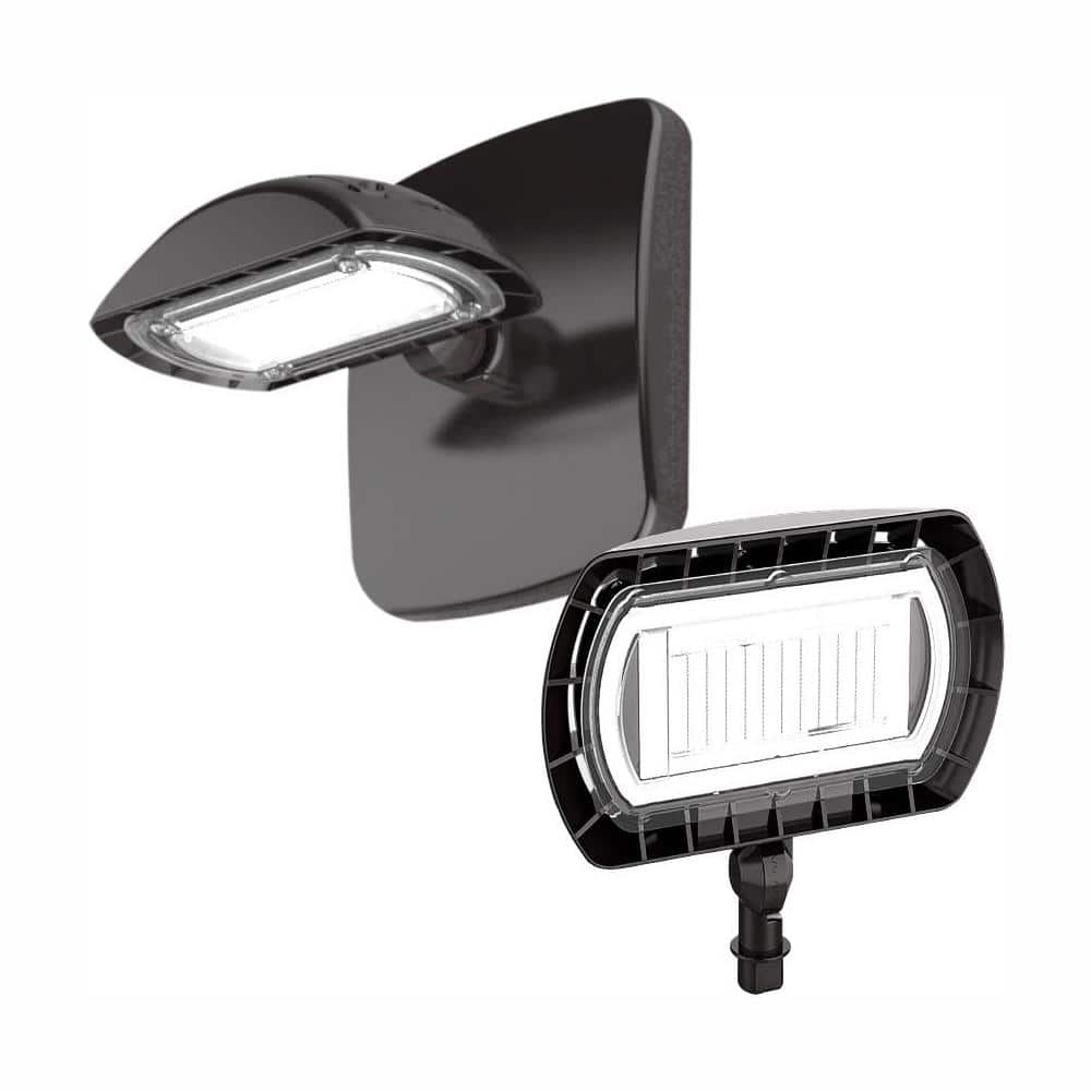 Commercial Electric 100-Watt Equivalent Integrated Outdoor LED Flood ...