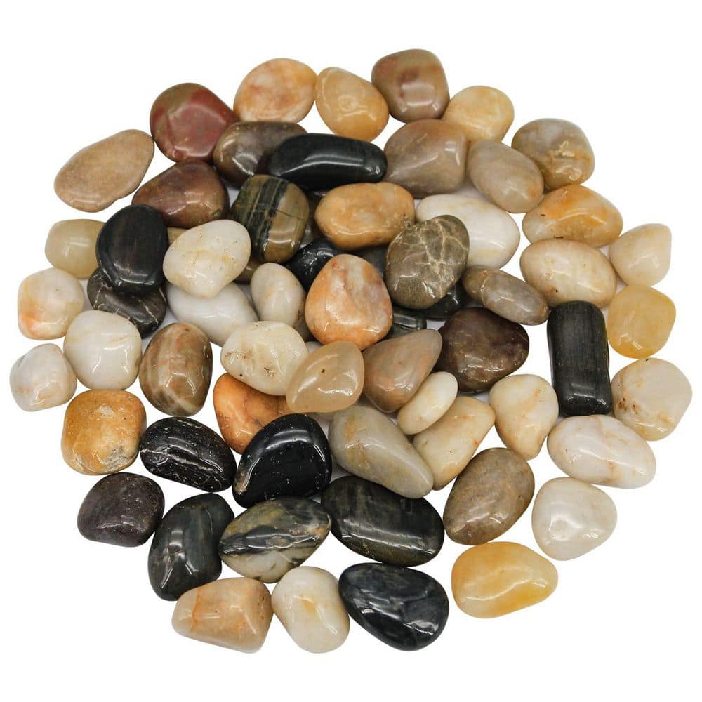 .N/A 0.013 cu. ft. Decorative Mixed Color Pebbles Garden Landscaping ...