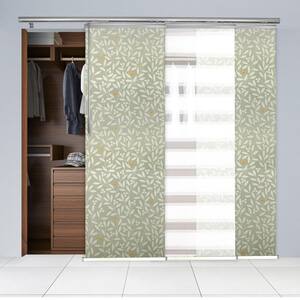 EMOH Petunia Adjustable Sliding Single Rail Track with 23.5 in. Slates ...