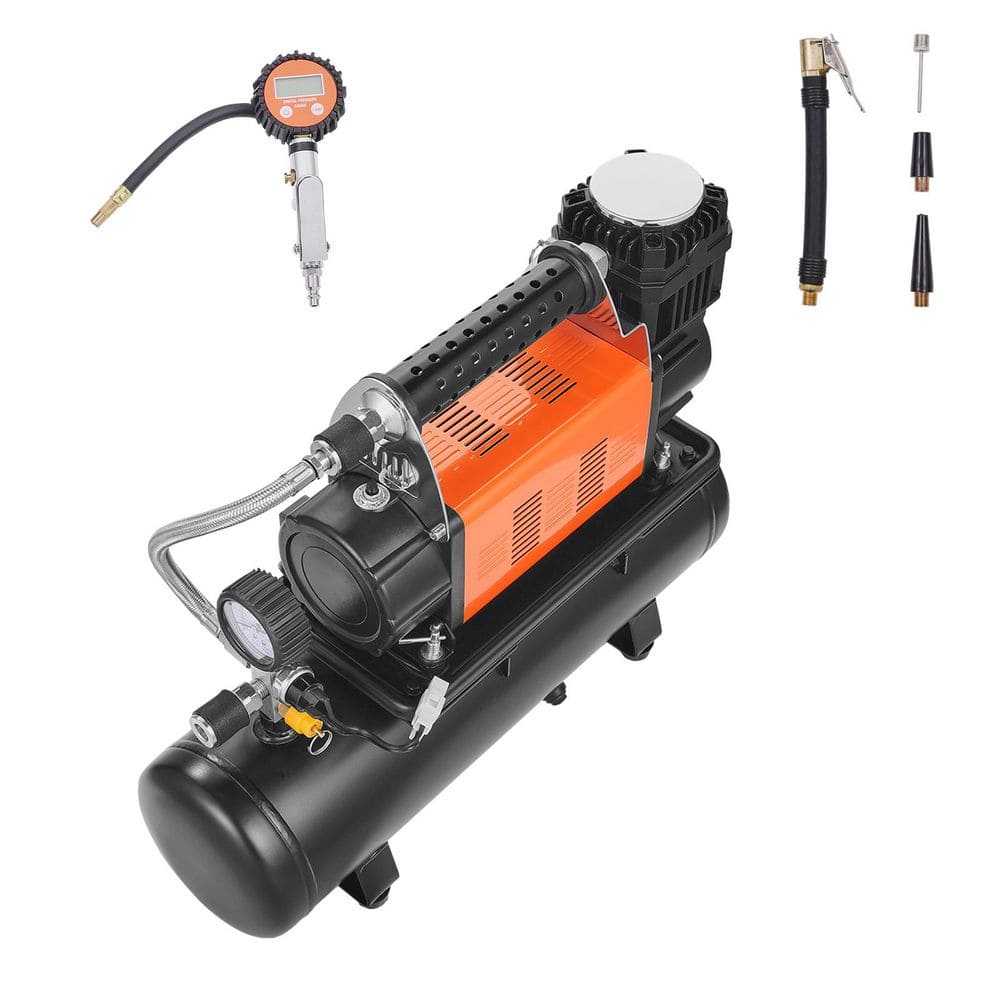 SKYSHALO Heavy Duty Air Compressor, 12V 150 PSI Portable Electric ...