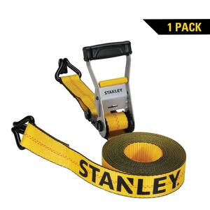 Stanley 2 in. x 27 ft. x 10,000 lbs. Commercial-Duty Ratchet Straps ...