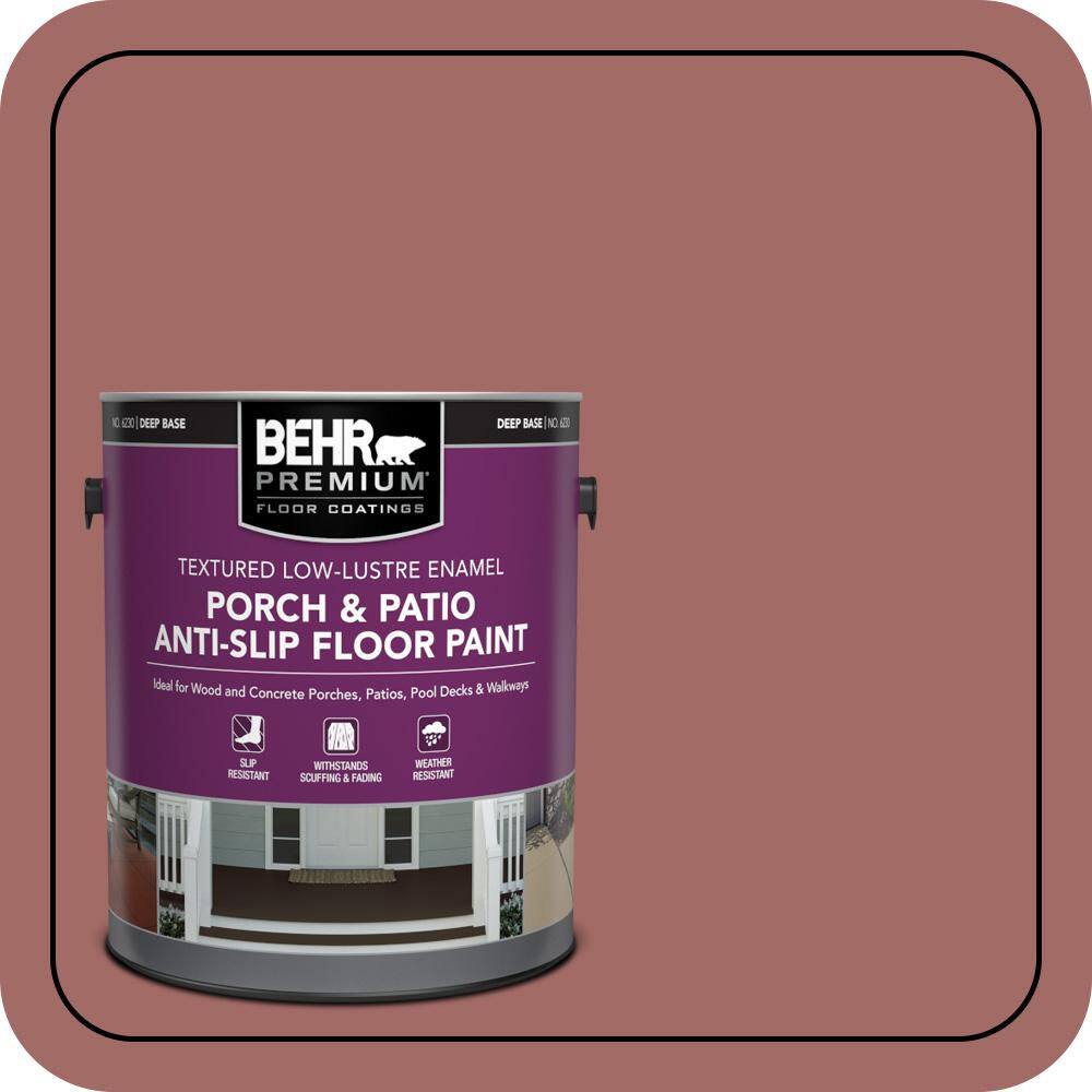 BEHR PREMIUM 1 gal. #S150-5 Vermilion Textured Low-Lustre Enamel ...