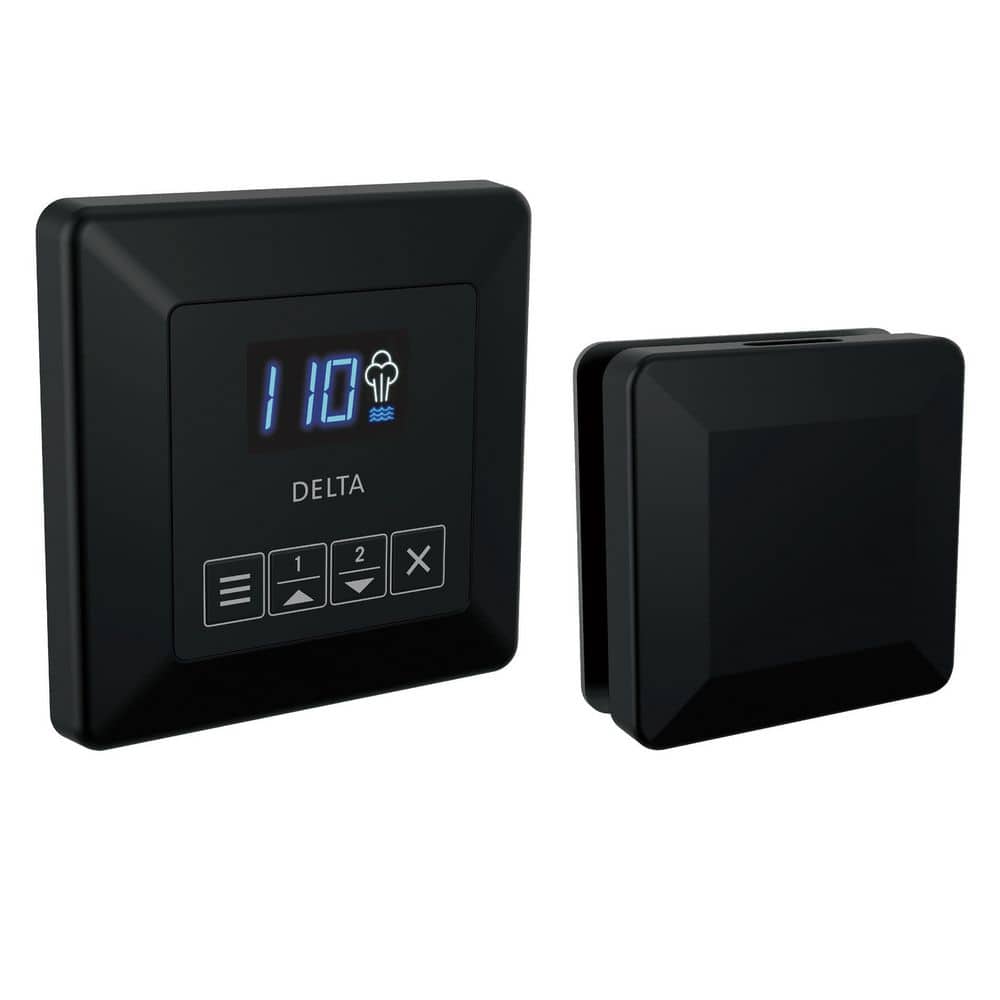 Delta Programmable Steam Generator Control Kit with Steam Head in Matte ...