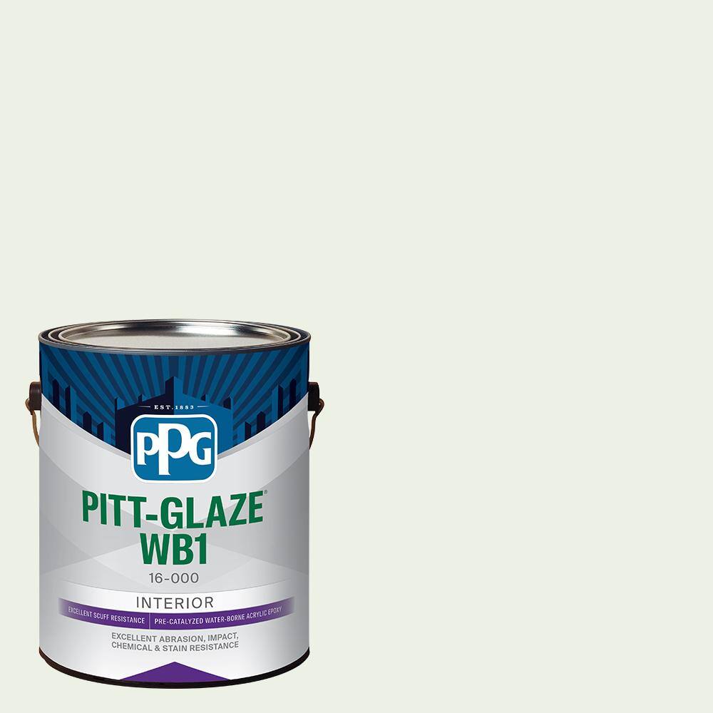 Pitt-Glaze 1 gal. PPG1224-1 Alaskan Mist Eggshell Interior Waterborne 1 ...