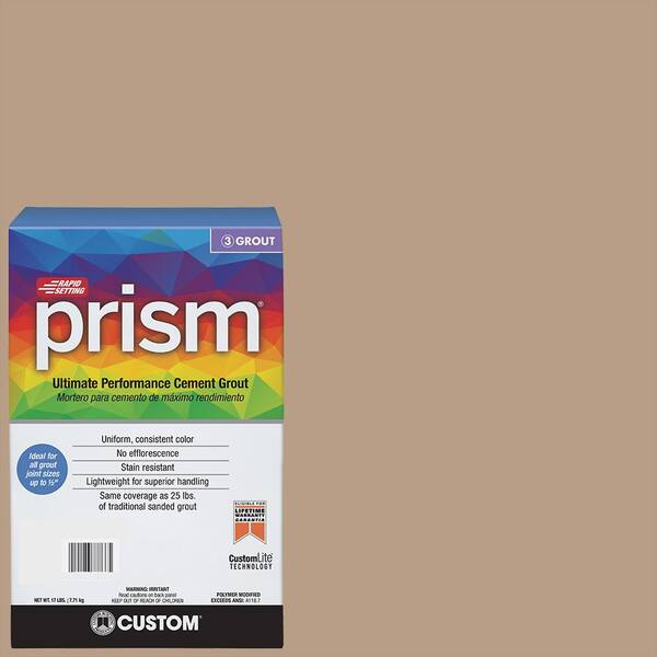 Custom Building Products Prism #380 Haystack 17 lb. Grout-PG38017T ...