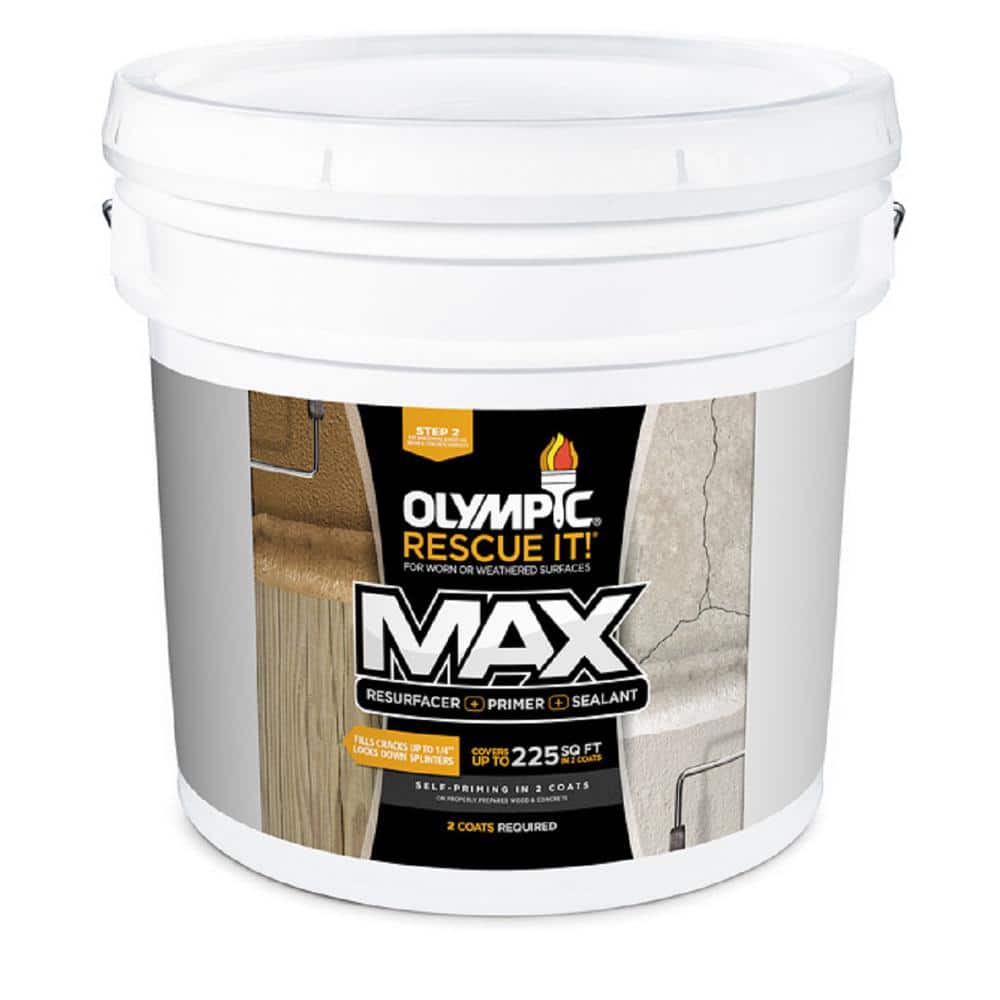 Olympic Rescue It Max 3 gal. Base 2 Resurfacer with Primer and Sealant ...