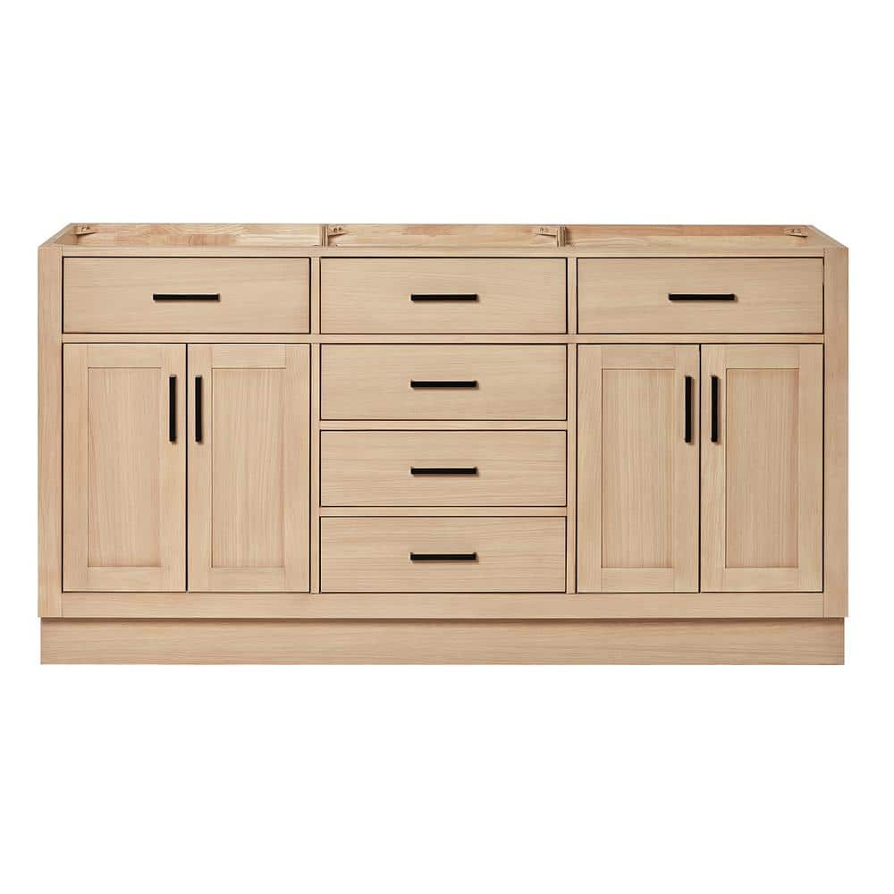 Reviews for ARIEL Hepburn 66 in. Freestanding Bathroom Vanity Cabinet ...