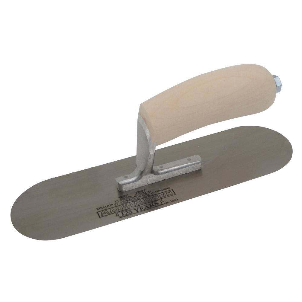 MARSHALLTOWN 10 in. x 3 in. Pool Trowel - Curved Wood Handle SP10
