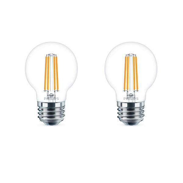 Philips 60-Watt Equivalent G16.5 Dimmable LED Light Bulb Soft White ...