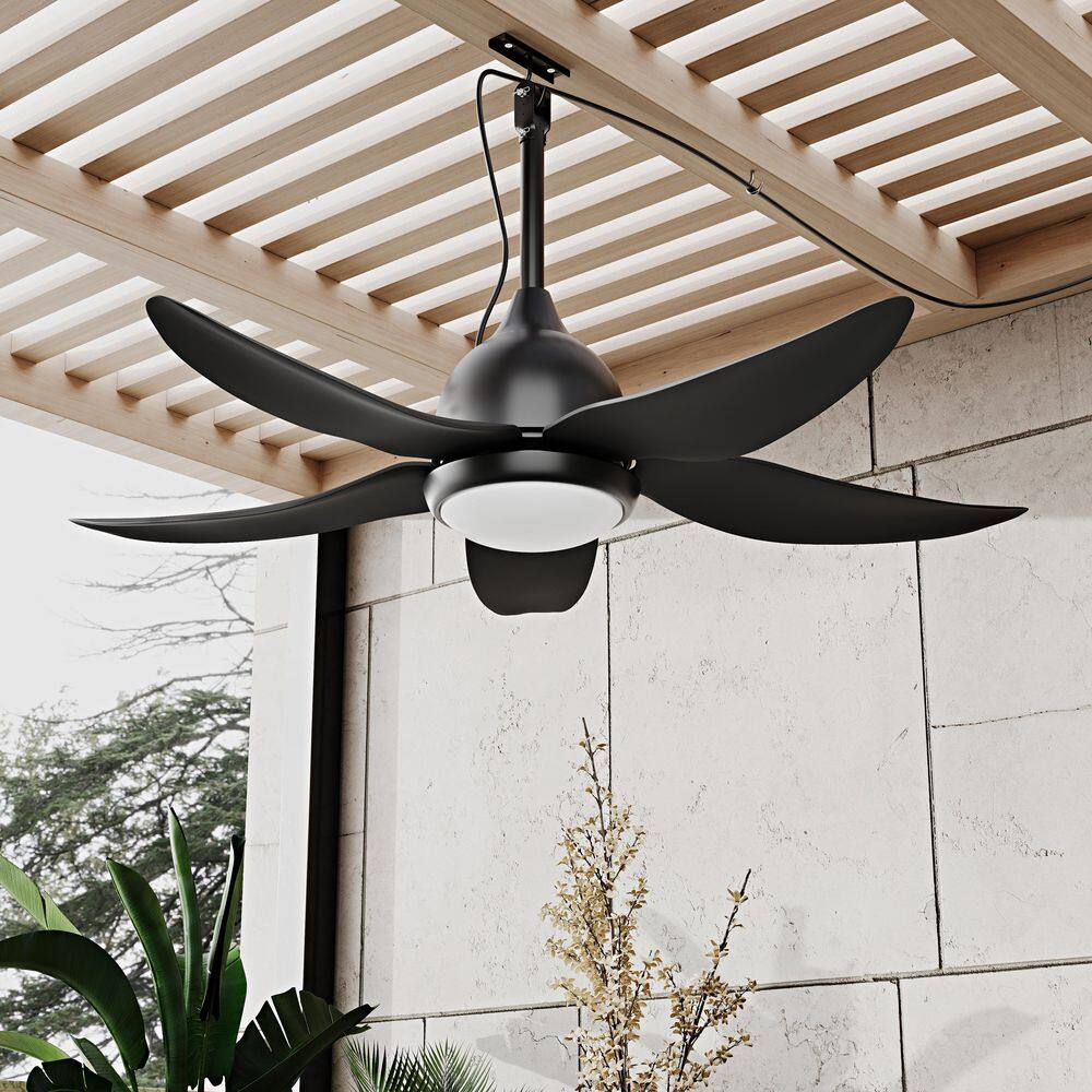 Reviews for Seasonize 44 in. Indoor/Outdoor Black Waterproof Ceiling ...