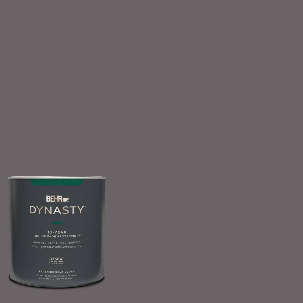 BEHR DYNASTY 1 qt. #PPU17-19 Arabian Veil Semi-Gloss Exterior Stain ...