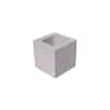 Angelus Block 8 in. x 8 in. x 8 in. Gray Concrete Block 088B0050100100 ...