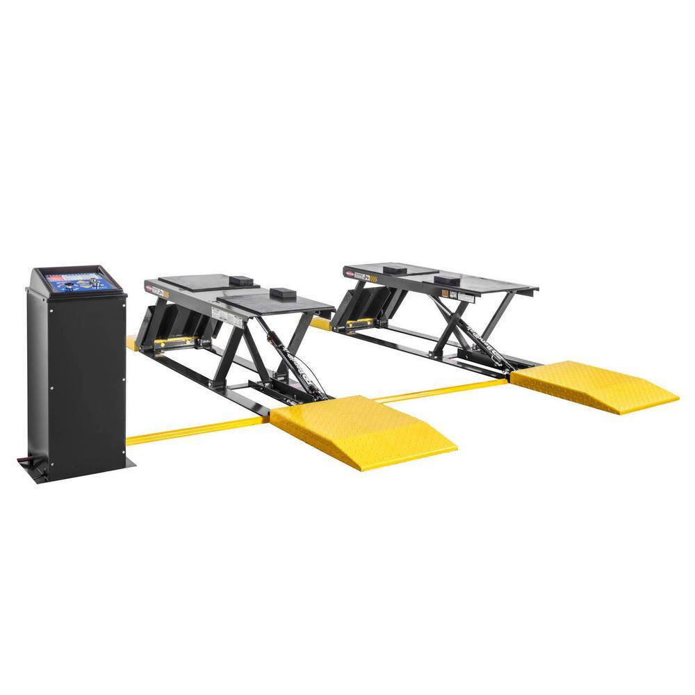 BENDPAK P-9000LT Pit-Style Low-Rise Scissor Car Lift 9000 lbs. Capacity ...