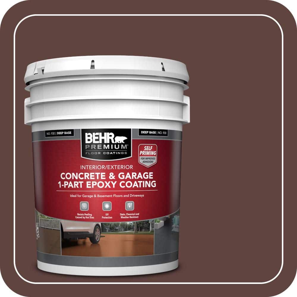 BEHR PREMIUM 5 gal. #MQ1-54 Death By Chocolate Self-Priming 1-Part ...