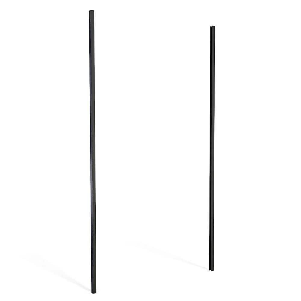 PEAK 72 in. H Black Aluminum Screen Frame Kit for Aluminum or Steel ...