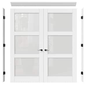 Reviews for ARK DESIGN 72 in. x 96 in. Universal 1/2-Lite Frosted Glass ...