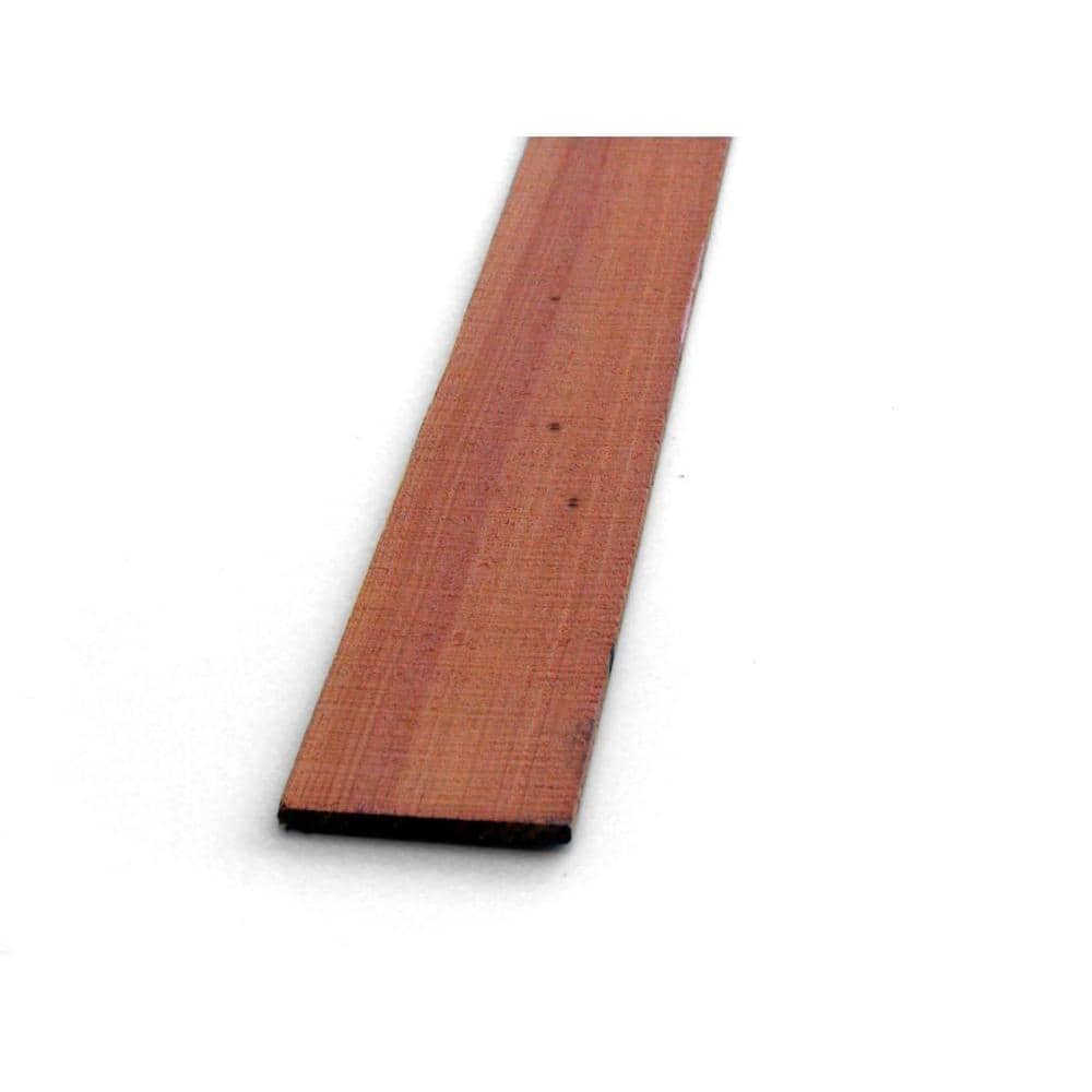 1-3/8 in. x 3/16 in. x 96 in. Red Wood Lath 11238 - The Home Depot
