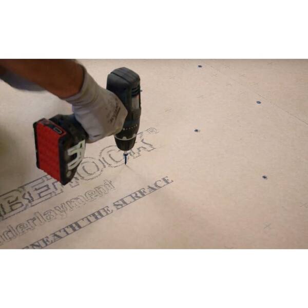 USG Fiberock Brand 1/4 in. x 3 ft. x 5 ft. Underlayment 06100246005 ...