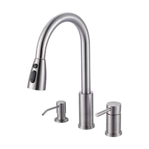 ARCORA Single Handle Pull Down Sprayer Kitchen Faucet with Spray, Pull ...