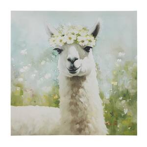 Miscool Anky 1-Piece Unframed Art Print 16 in. x 16 in. Lamb Canvas ...