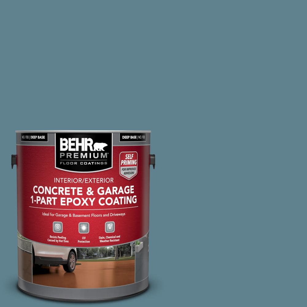 BEHR PREMIUM 1 gal. #S470-5 Blueprint Self-Priming 1-Part Epoxy Satin ...
