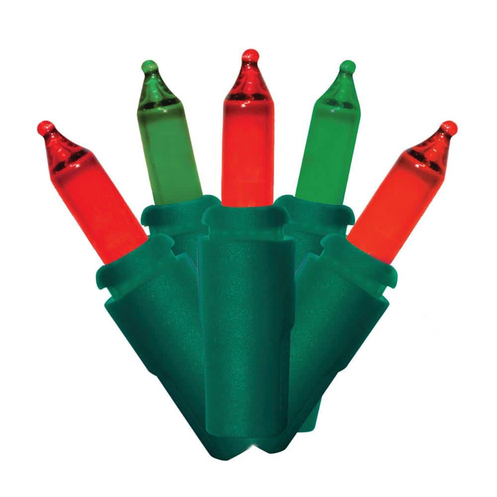 Brite Star 150-Lights 8 Function Chasing Lights, Red/Green, Green Wire ...
