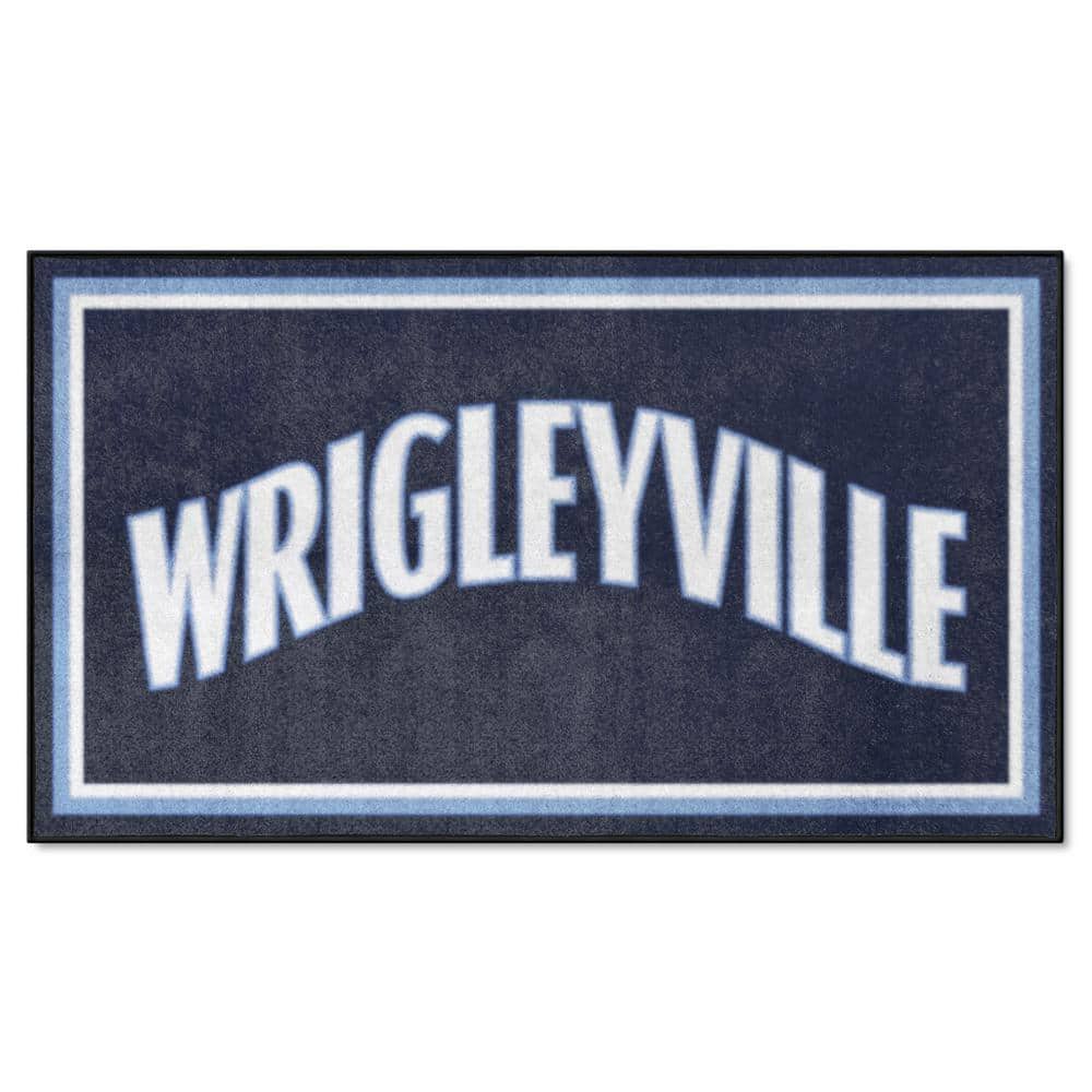 FANMATS Chicago Cubs 3ft. x 5ft. Plush Area Rug 37494 - The Home Depot