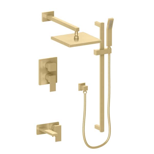 ZLINE Kitchen and Bath Bliss Shower System with 16 in. Oversized Shower ...
