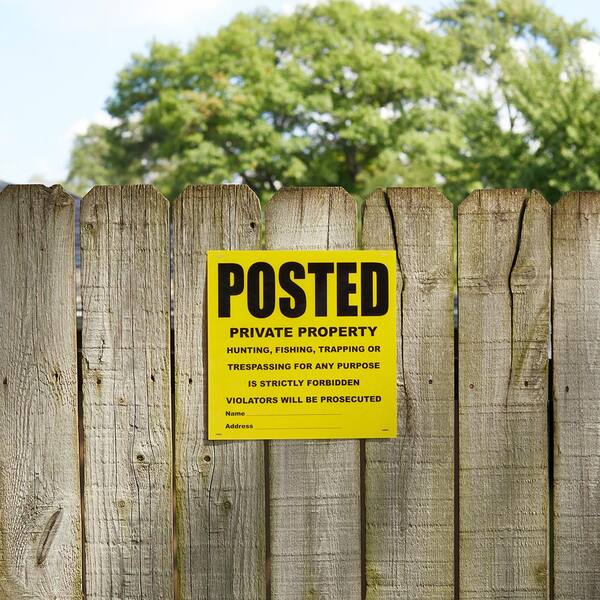 Posted Property Signs Private Property, No Trespassing Sign