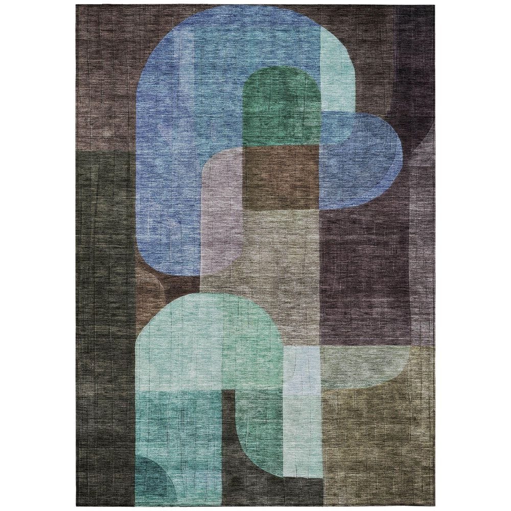 Addison Rugs Chantille Machine Washable Indoor/Outdoor Abstract ACN1122 ...