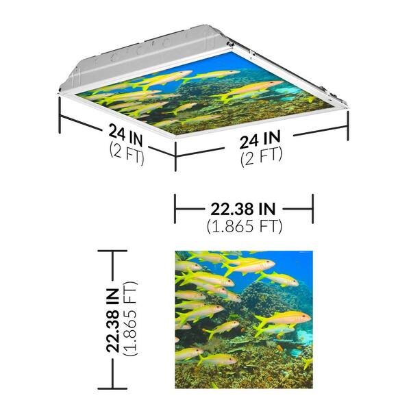 Decorative Fluorescent Light Diffuser Panels | Shelly Lighting