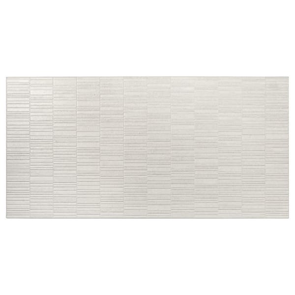 Apollo Tile Imprint 24 in. x 48 in. Matte Chalk Beige Ceramic Linear ...