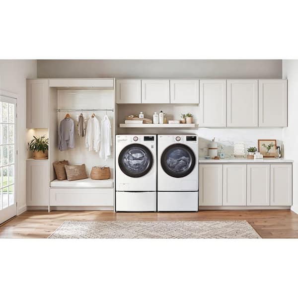 LG 7.8 cu. ft. Mega Capacity ventless Smart Front Load Dryer in White ...
