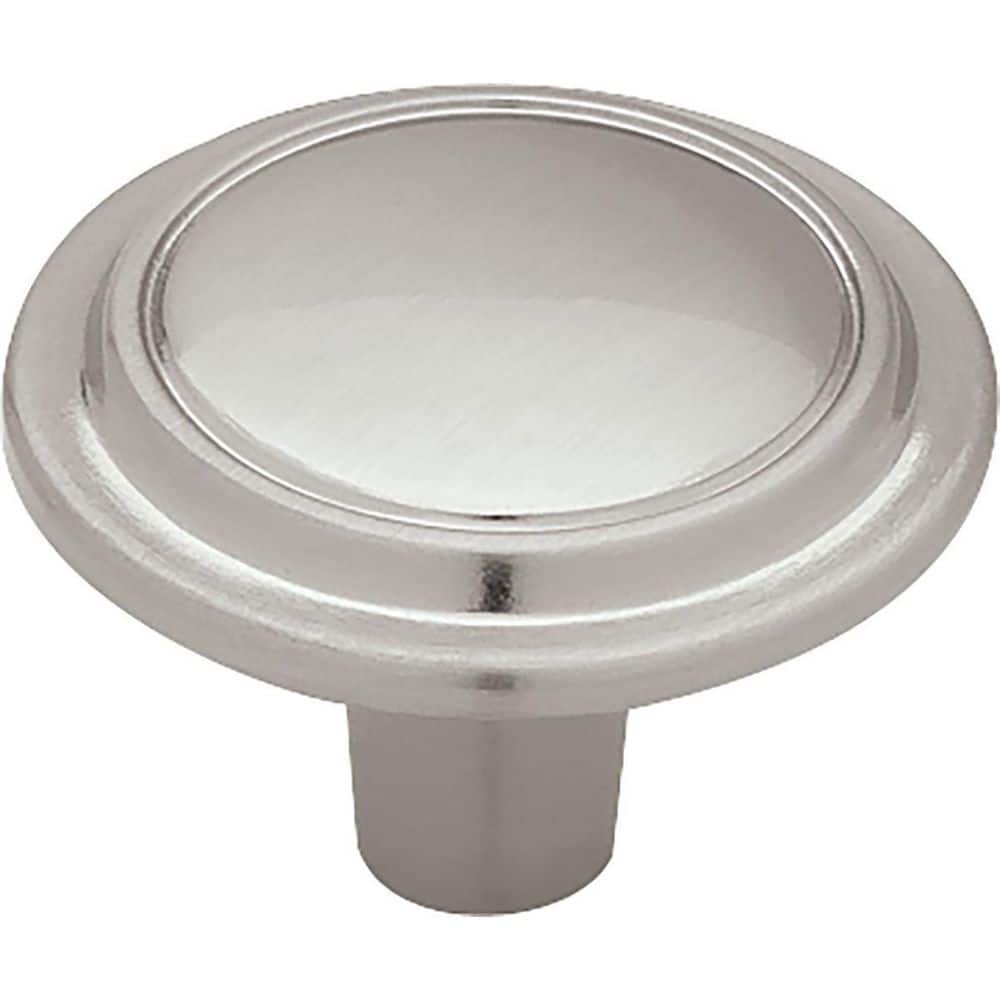 Liberty 1-1/4 in. Satin Nickel Top Ring Round Cabinet Knob 61956.0 ...