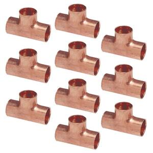 3/4 Inch Sweat Connection Copper Pipe Caps 10 Pack 10-Pack 3/4 Inch ...