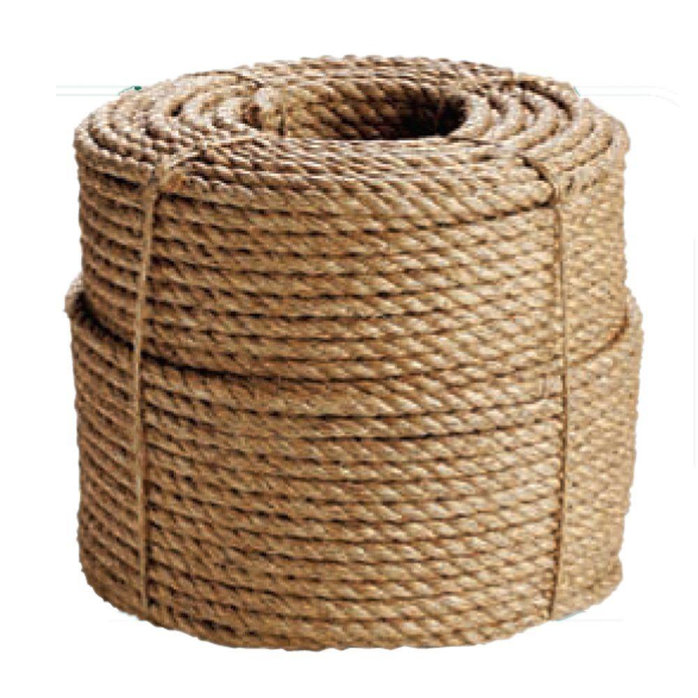 BOEN 1/2 in. x 600 ft. Manila Rope BR-2024 - The Home Depot