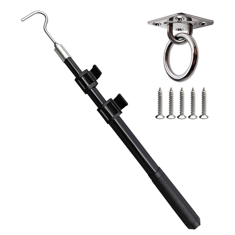 Helhom Extendable Attic Pull Down Hook, Ladder Door Stairs Puller ...