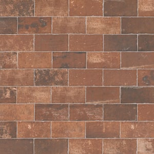 MSI Capella Taupe Brick 2 in. x 18 in. Matte Porcelain Floor and Wall ...