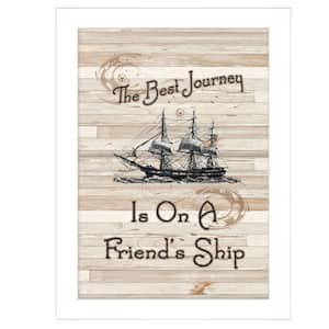 HomeRoots Charlie Crisp Winter Evening 1-Piece Framed Wall Art 15 in. x ...