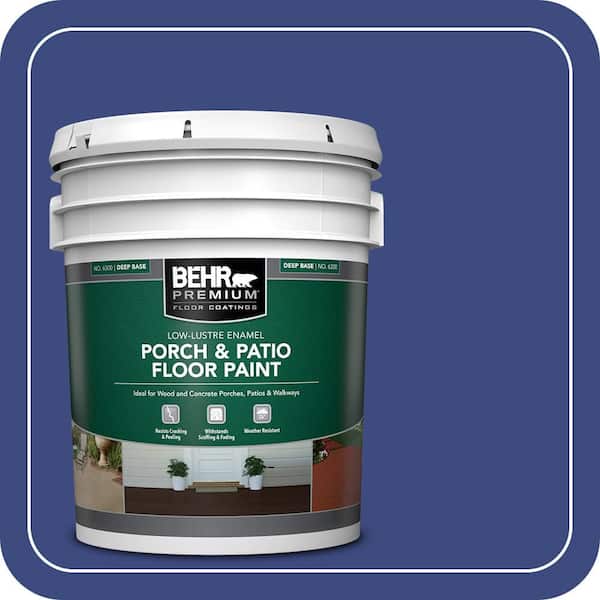 BEHR PREMIUM 5 gal. #P530-7 Tanzanite Low-Lustre Enamel Interior ...