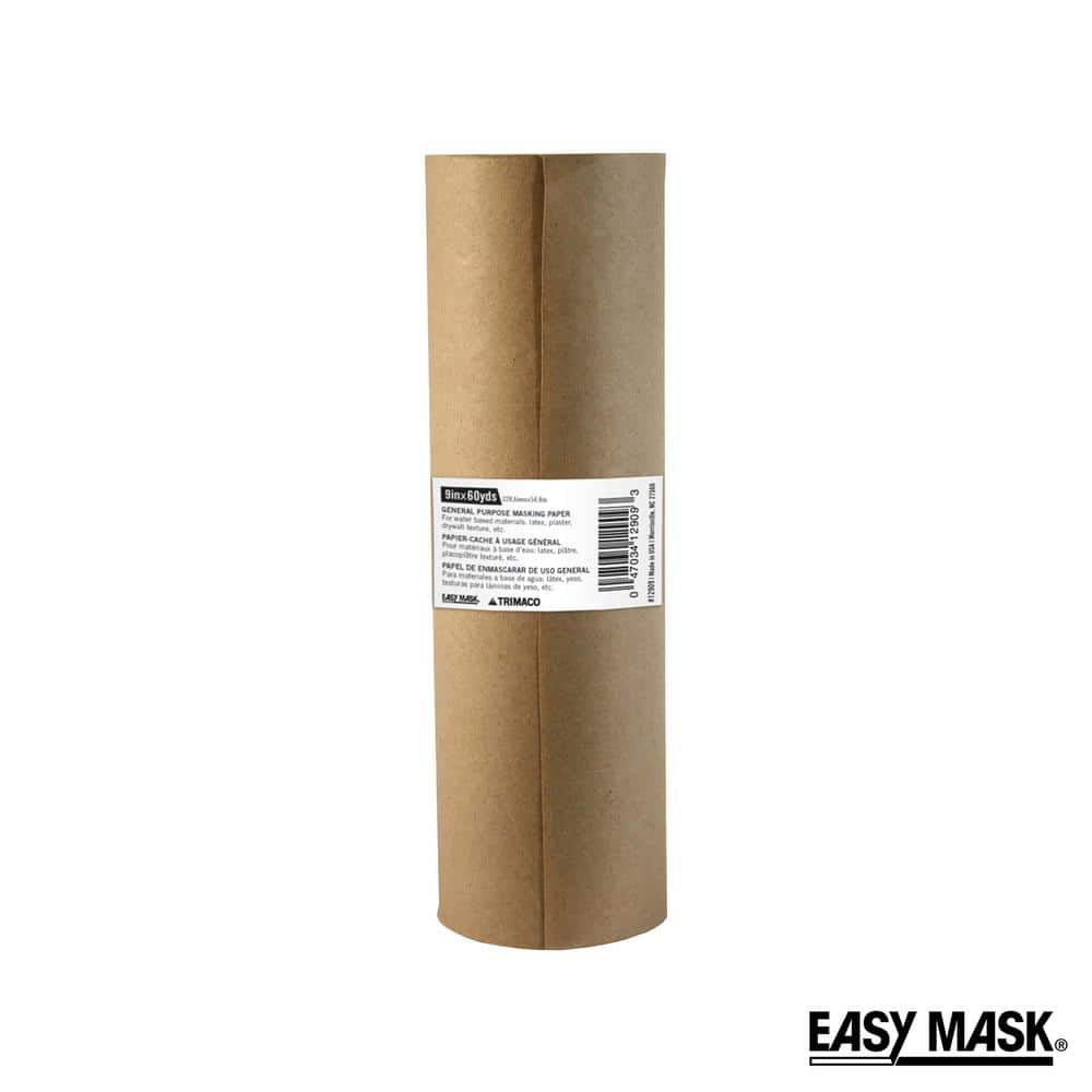 TRIMACO Easy Mask .75 in. W X 180 ft. L Brown General Purpose Masking ...