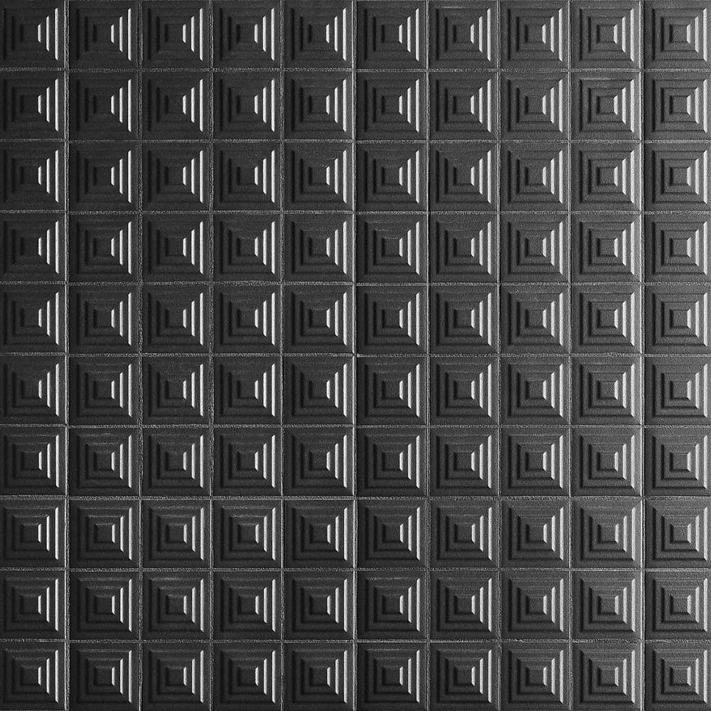 Ivy Hill Tile Level Pyramid Charcoal 7.87 in. x 15.74 in. Matte Ceramic ...