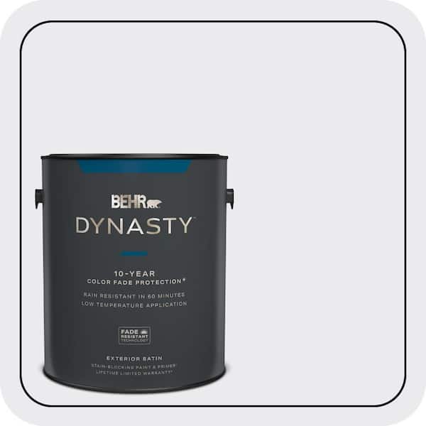 BEHR DYNASTY 1 gal. #650E-1 Lace Cap Satin Enamel Exterior Stain ...
